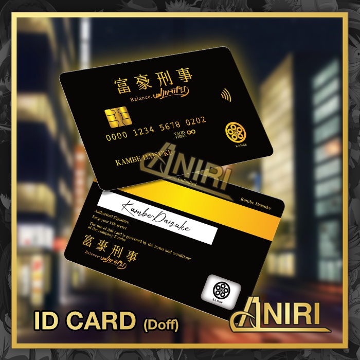 Kambe Daisuke Black Card Unlimited Balance ID Card | Shopee Malaysia