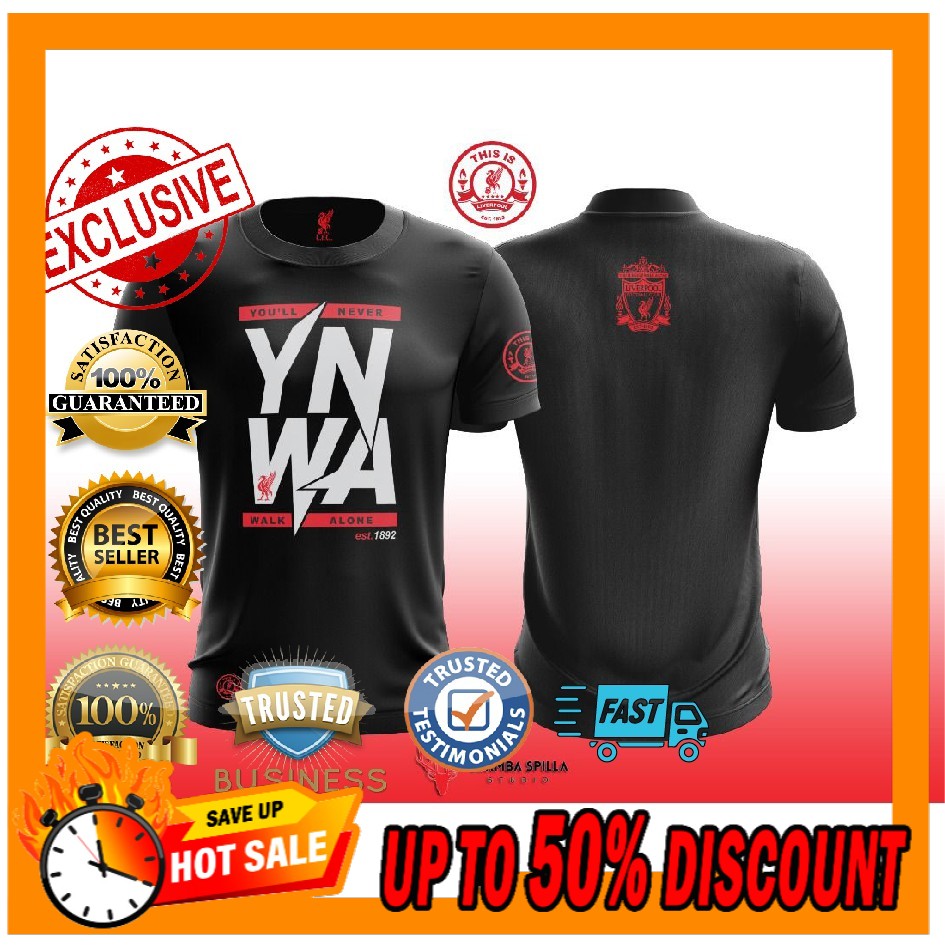 🔥T-Shirt Liverpool “YNWA” Fans LIMITED Edition🔥 | Shopee Malaysia