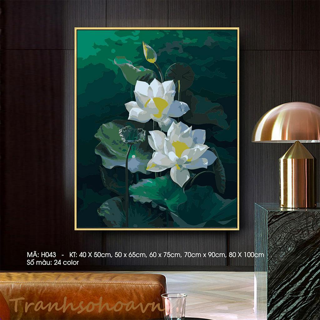 Digitized Oil Painting Lotus Flower Jackfruit House Shop Digitized ...