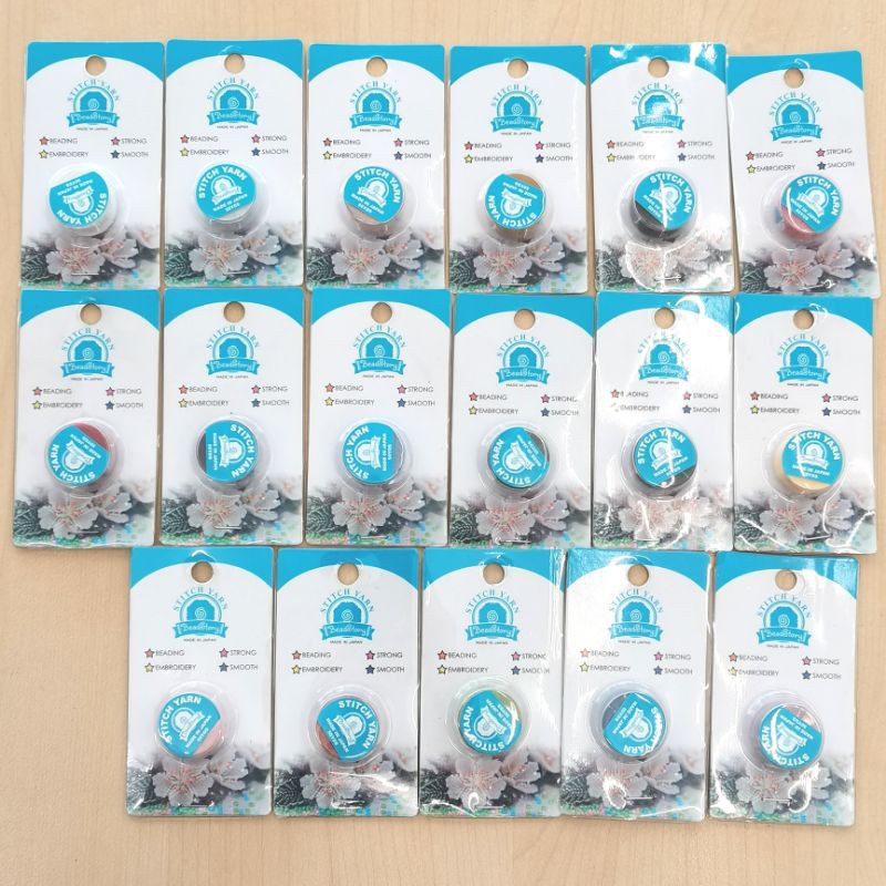 barang kemas Benang BeadStory Thread / BeadStory Beading Stitch Yarn 50 ...