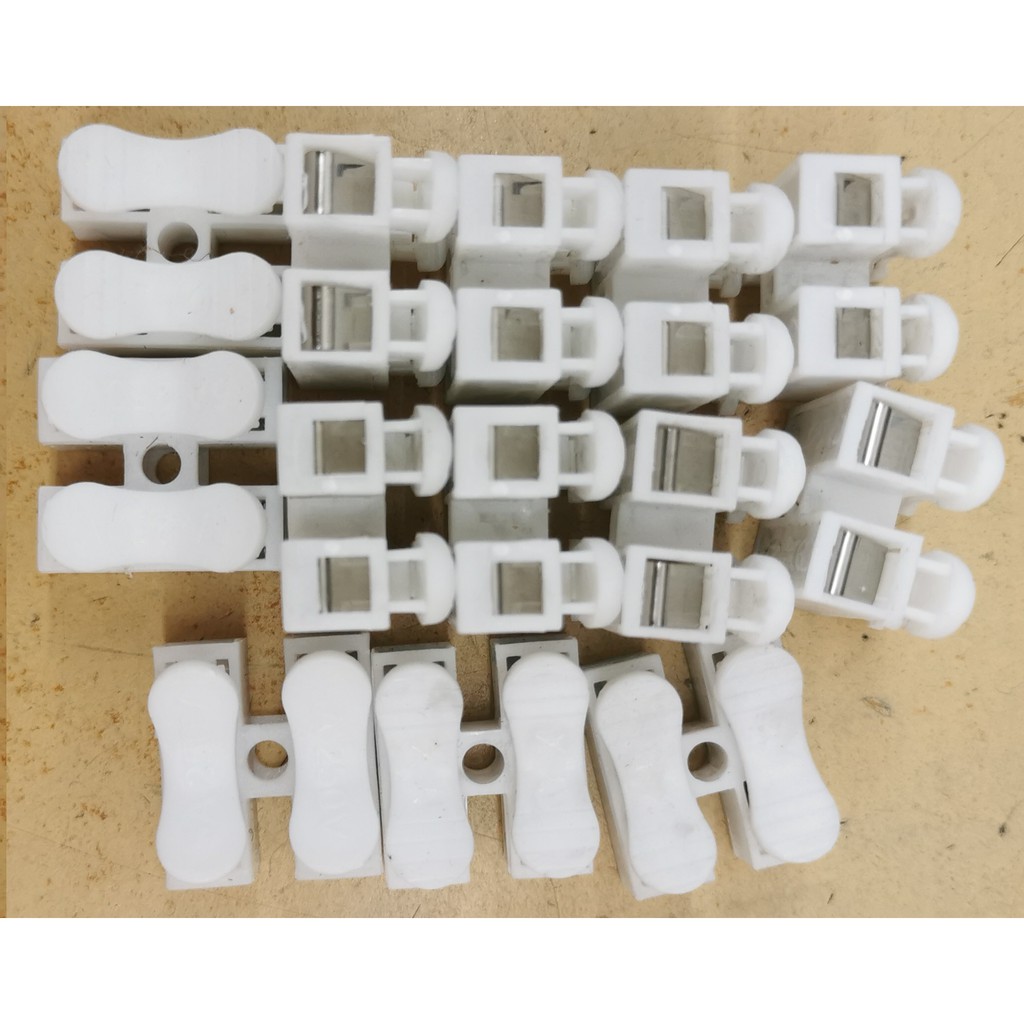 (10pcs) 2 Pin / 3 Pin Self Locking Electrical Cable Connector Quick ...