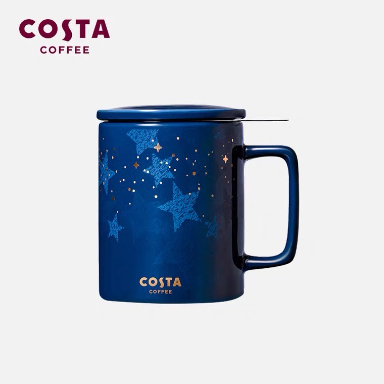 COSTA Ceramic Coffee Mug With Filter Ceramic Mug [355ml] | Shopee Malaysia