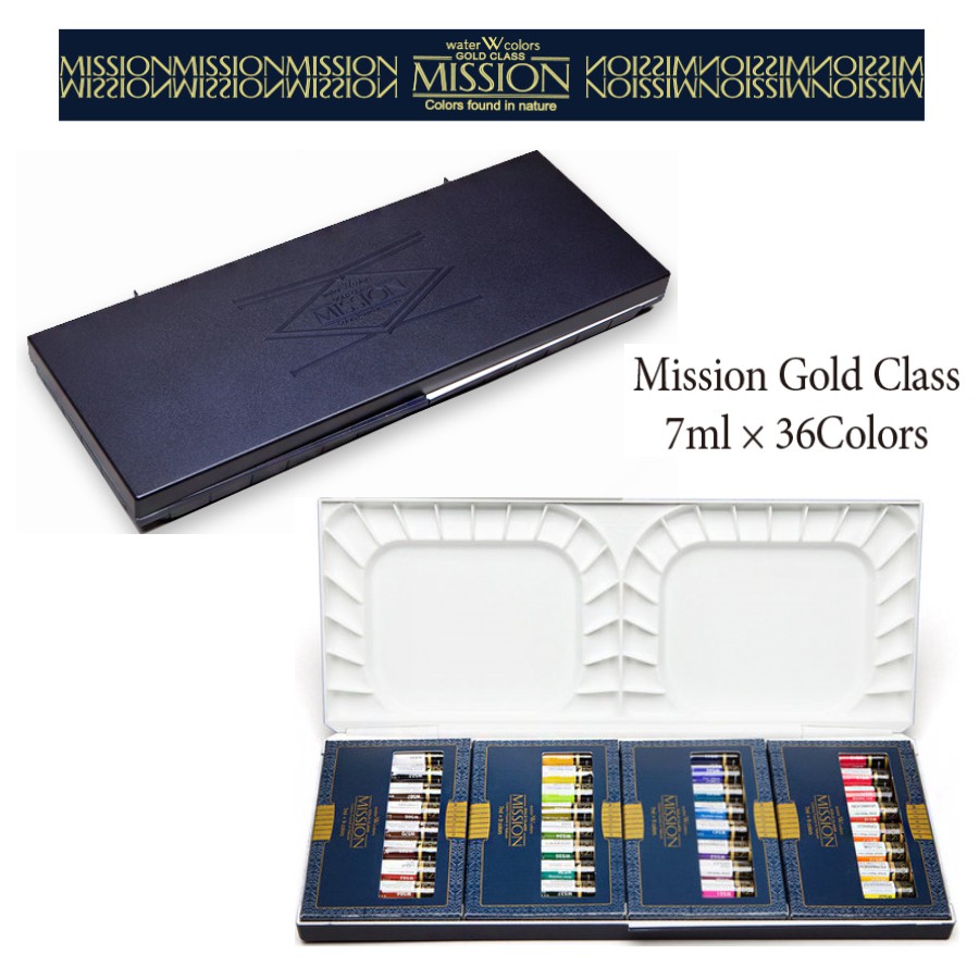[Mijello] MWCP-7036 Mission Gold Class Watercolor 7ml x 36 Colors Set ...