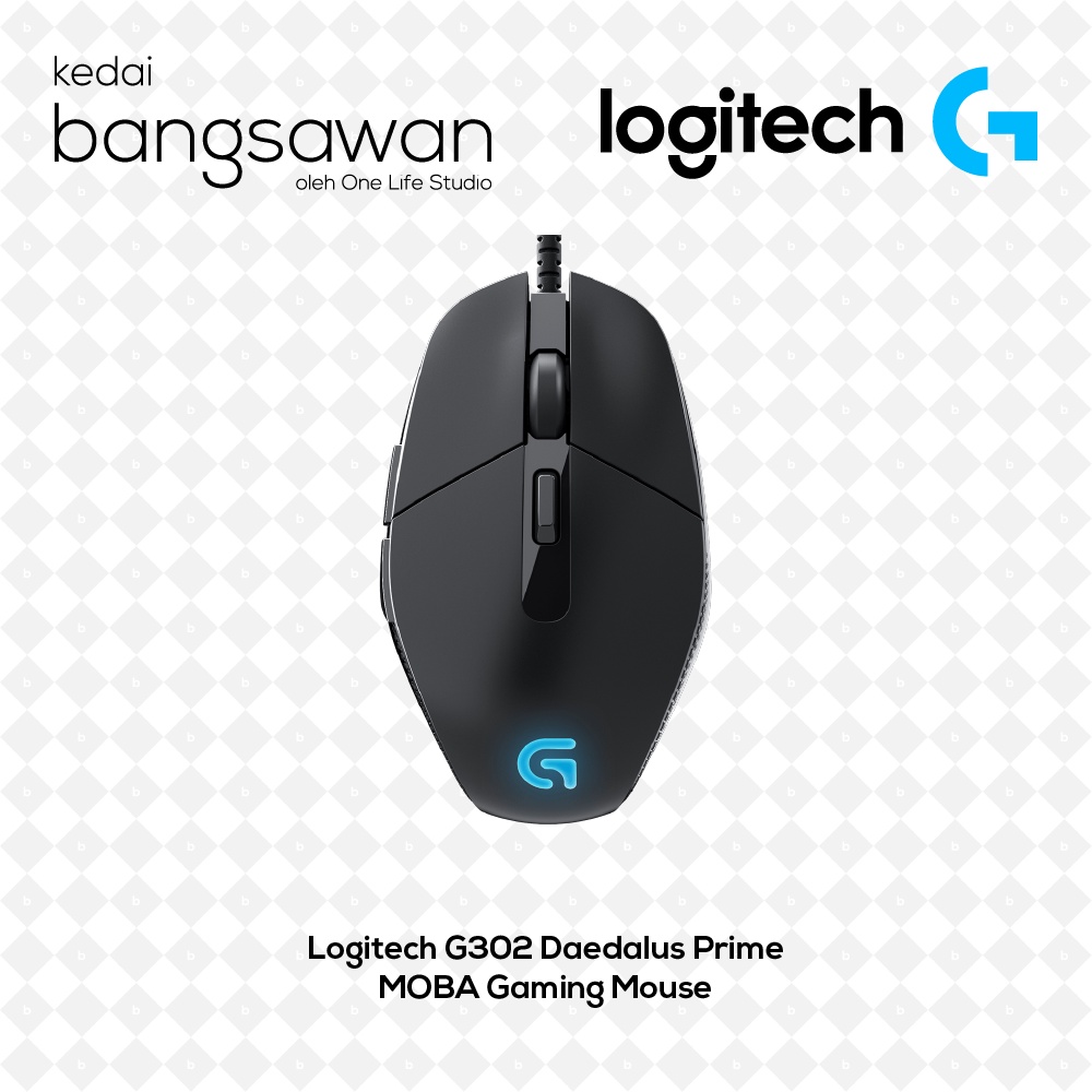 Logitech G302 Daedalus Prime MOBA Gaming Mouse | Shopee Malaysia