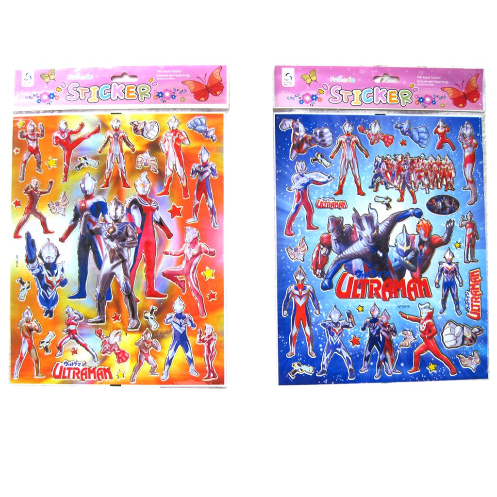 Ultraman A4 Stickers (2 in 1) | Shopee Malaysia