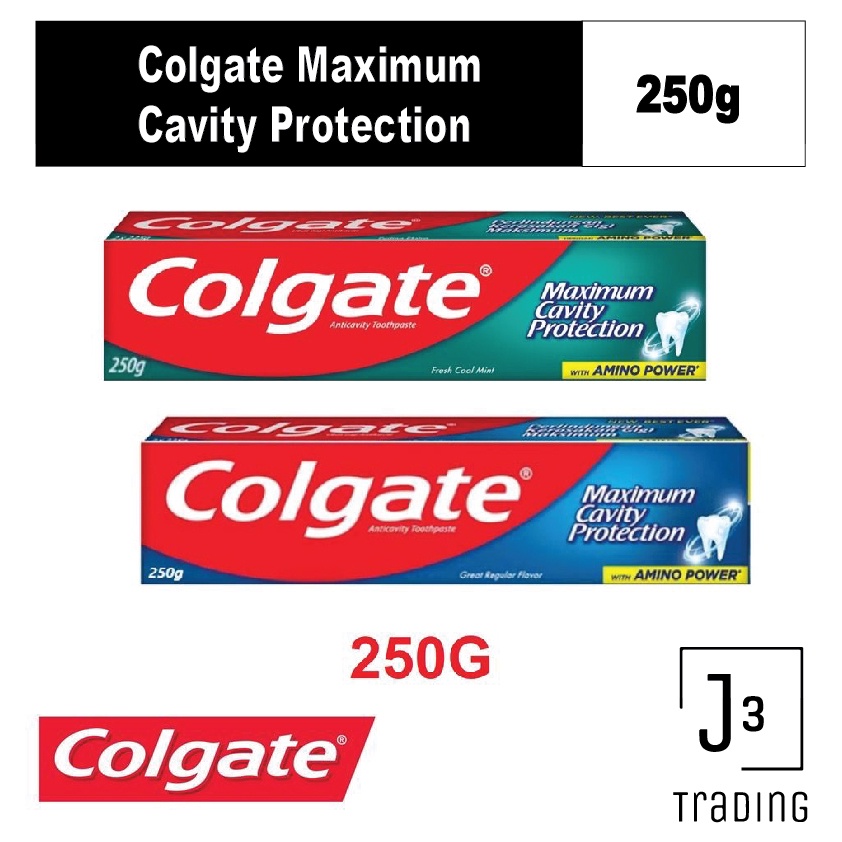 Colgate Maximum Cavity Protection 250g / Great Regular / Fresh Cool ...