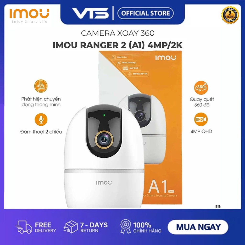 [Genuine Npp] IP WIFI Camera IMOU A42P 4.0MP Super Sharp - 360 Degree ...