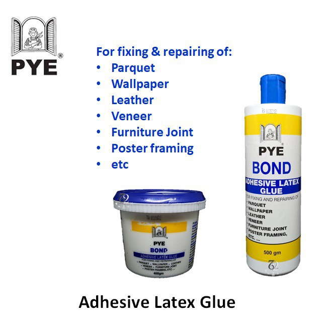 PYE BOND ADHESIVE LATEX GLUE - 500G | Shopee Malaysia