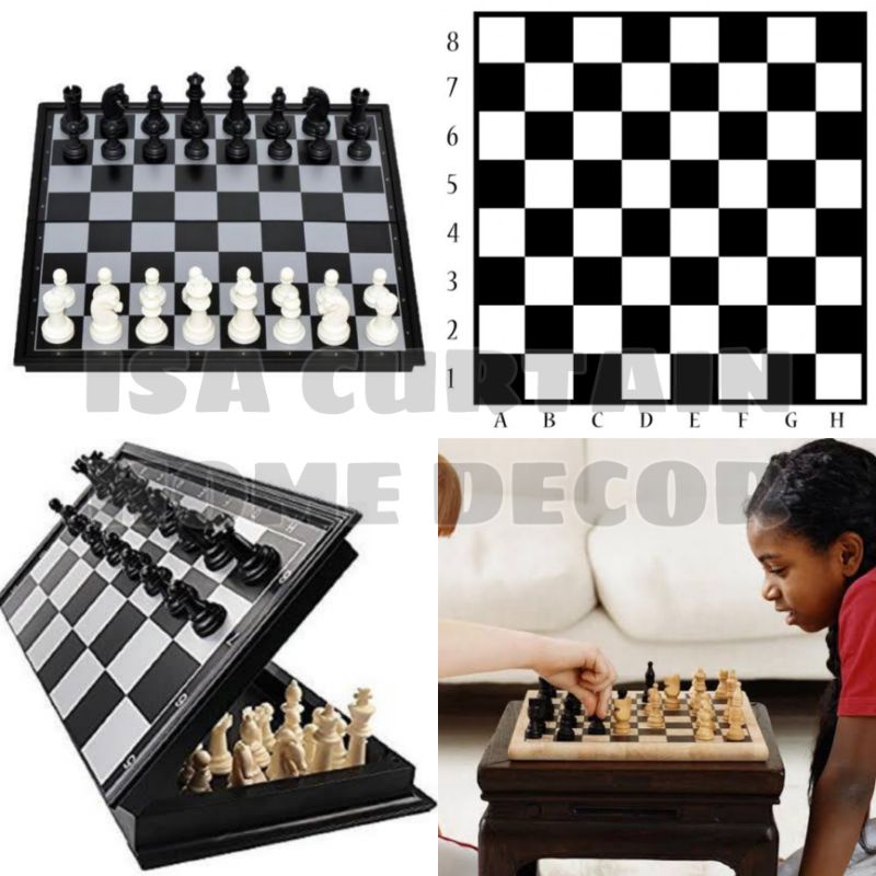 Mini Chess Board Plastic Chess Sets 13*13cm | Shopee Malaysia