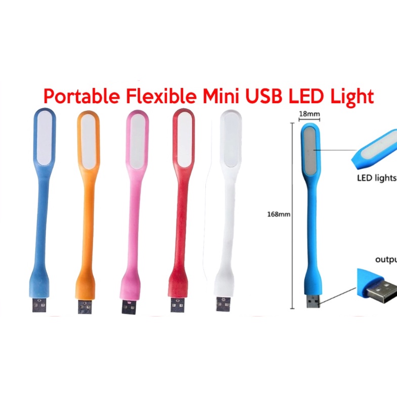 Lampu LED USB Mini Mudah Alih / Portable flexible mini USB LED (Flexible & Ultra Bright ...