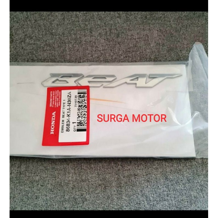Emblem beat K1A beat eco new 2020 - 2021 LOGO BEAT TIMBUL 3D HONDA BEAT ...
