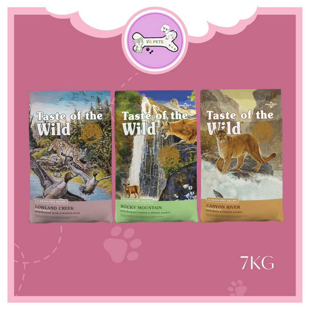 [FREE SHIPPING]Taste Of The Wild Cat Food 7kg/PREY Cat Food 6.8kg ...
