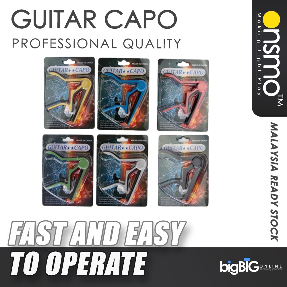 Guitar Capo Clip Trigger with Quick Change | Shopee Malaysia
