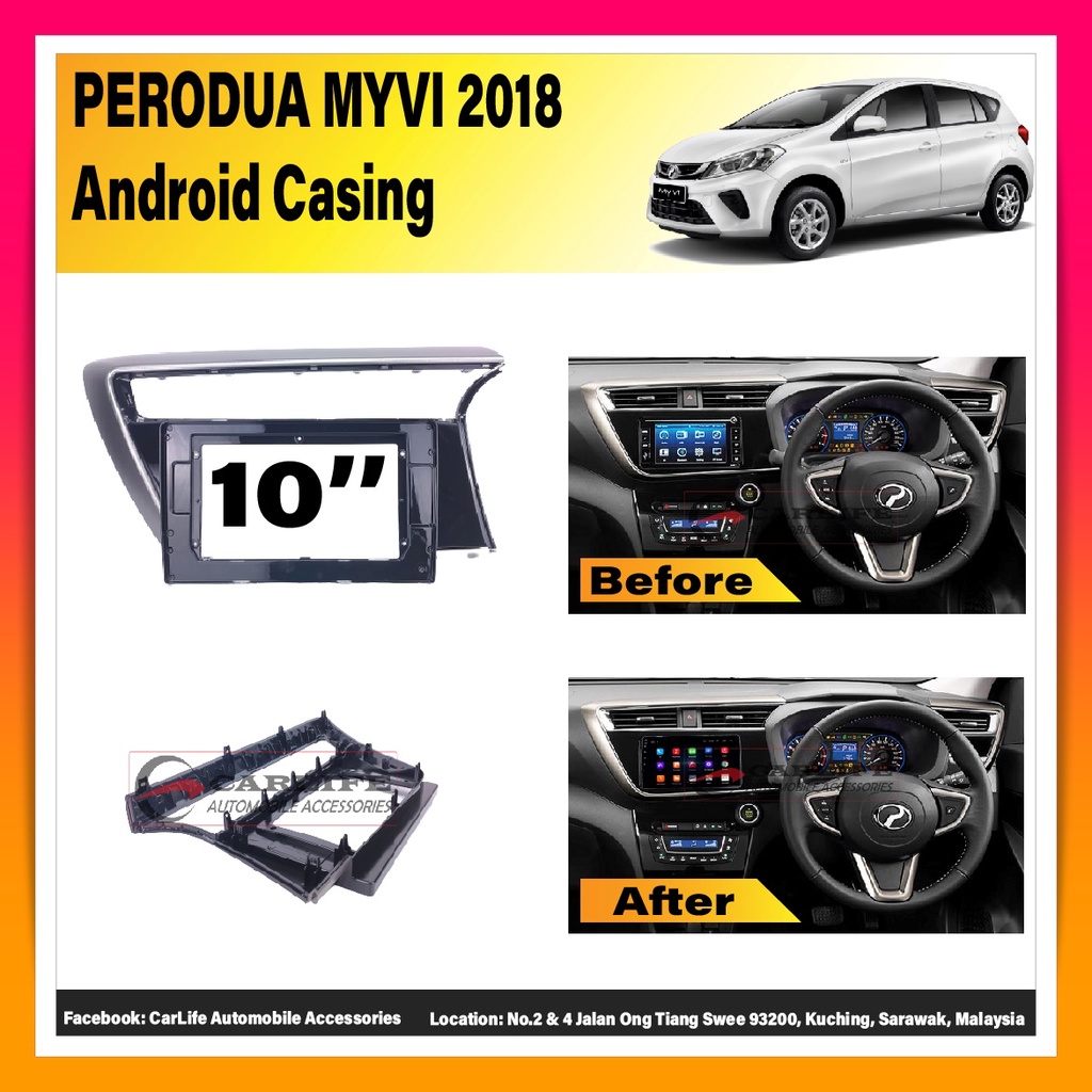 Perodua Myvi 2018 10" Android Casing | Shopee Malaysia