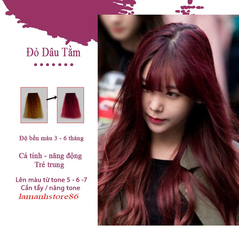 Strawberry RED hair dye - STRAWBERRY hair dye color with standard color ...