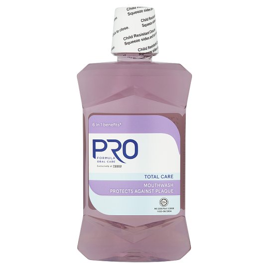Tesco Pro Formula Oral Care Total Care Mouthwash 750ml | Shopee Malaysia