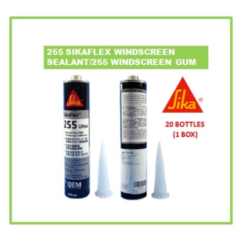 255 SIKAFLEX WINDSCREEN SEALANT/255 WINDSCREEN GUM (1 BOX - 20 BOTTLES ...