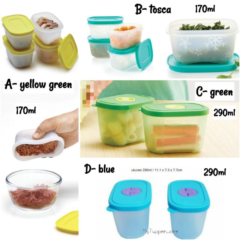 Tupperware Freezermate Freezer mate New Design Europe EU 1L 700ml ...