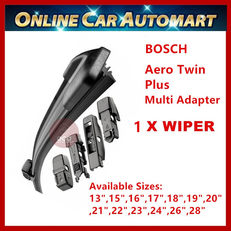 Bosch Aerotwin Plus Wiper Blade With Innovative Adapter (Sizes:13",15 ...