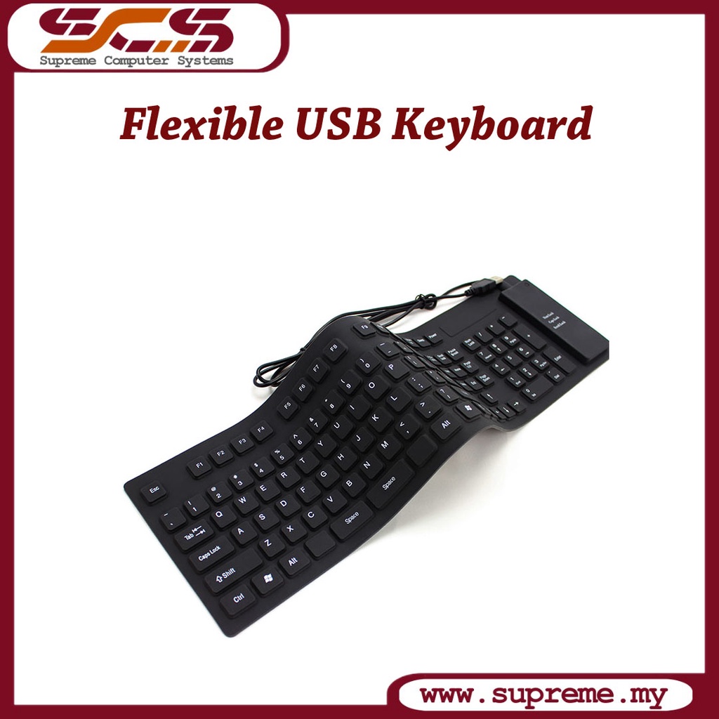 Flexible USB Keyboard | Shopee Malaysia