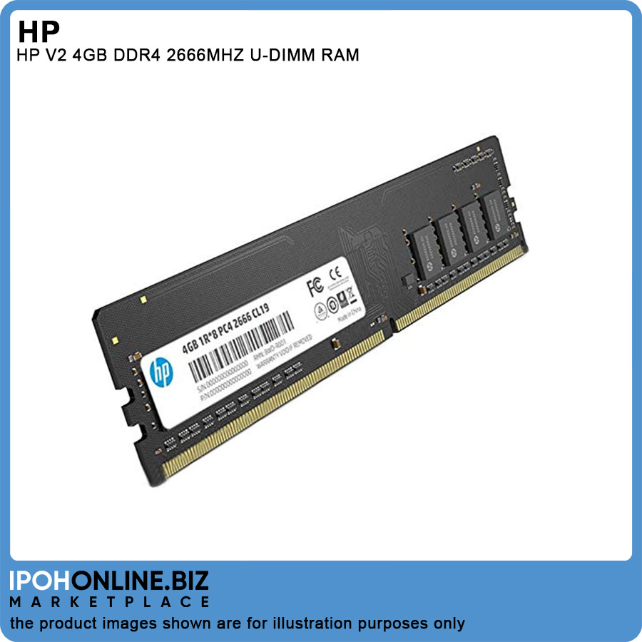 HP V2 4GB DDR4 2666MHz U-DIMM PC4 2666 Desktop RAM | Shopee Malaysia