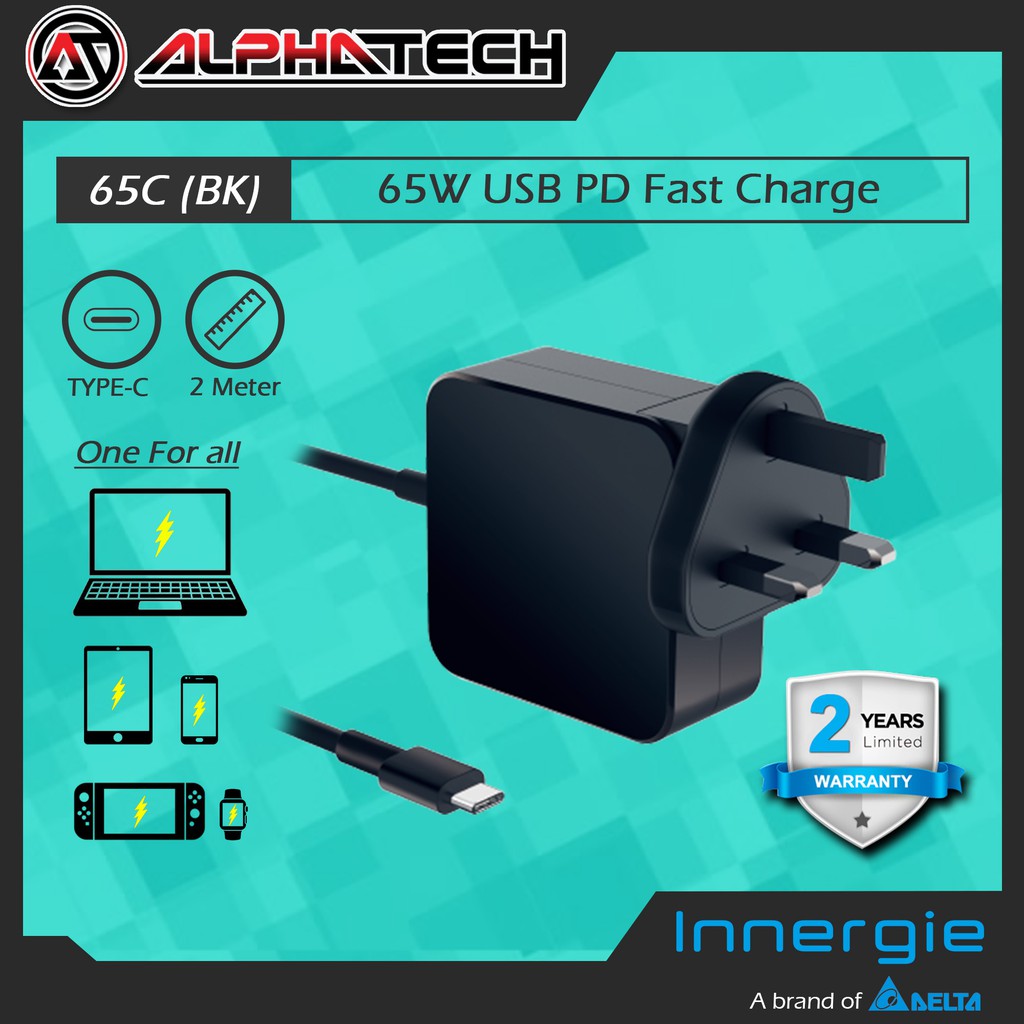 Innergie 65W USB-C Adapter (65W) | Shopee Malaysia