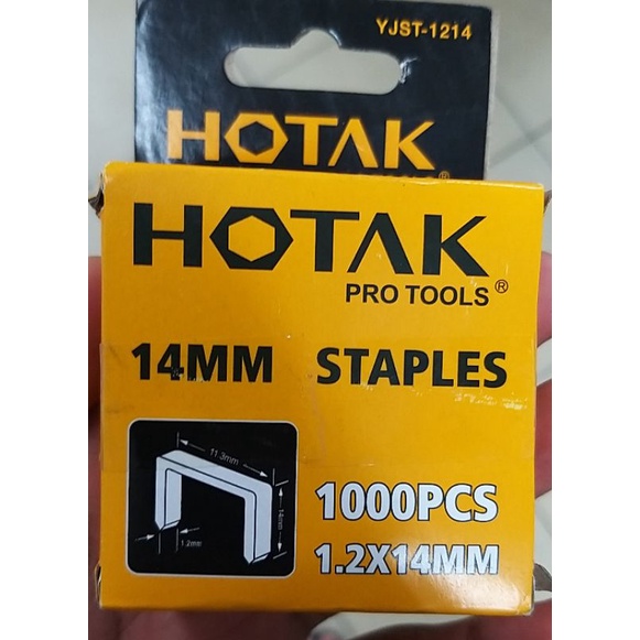 stapler bullet 14mm 1000 brand hotak | Shopee Malaysia