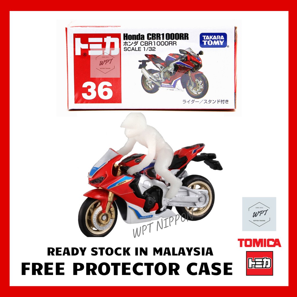 TOMICA NO.36 HONDA CBR1000RR Motorcycle Takara Tomy Diecast Toy Japan ...
