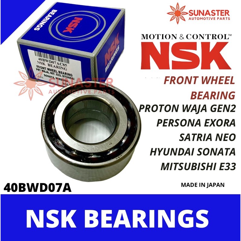 Front Wheel Bearing Proton Waja GEN2 Persona EXORA Satria Neo Hyundai ...