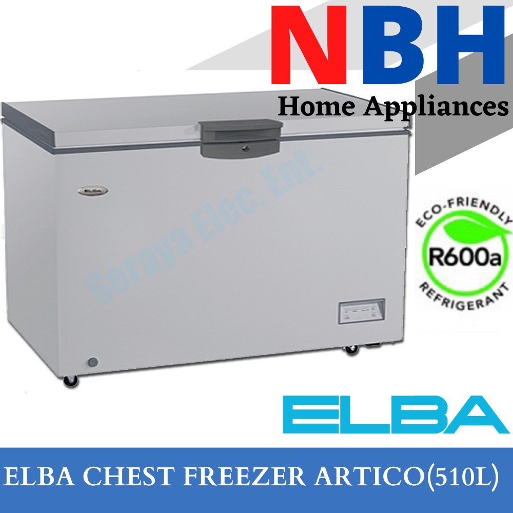 (EF-F5138E-GR) ELBA ARTICO ARTICO CHEST FREEZER (510L) | Shopee Malaysia