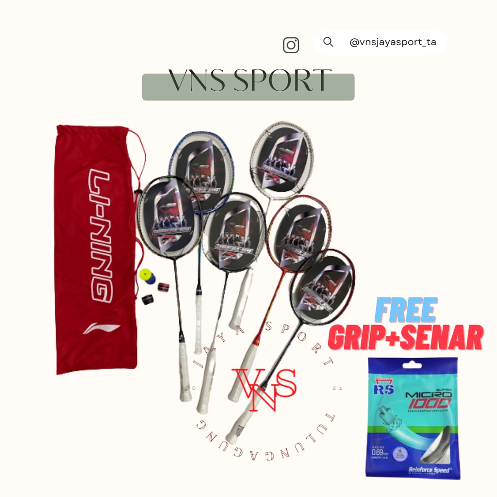 Badminton Racket Lining Air Stream, Tectonic | Shopee Malaysia