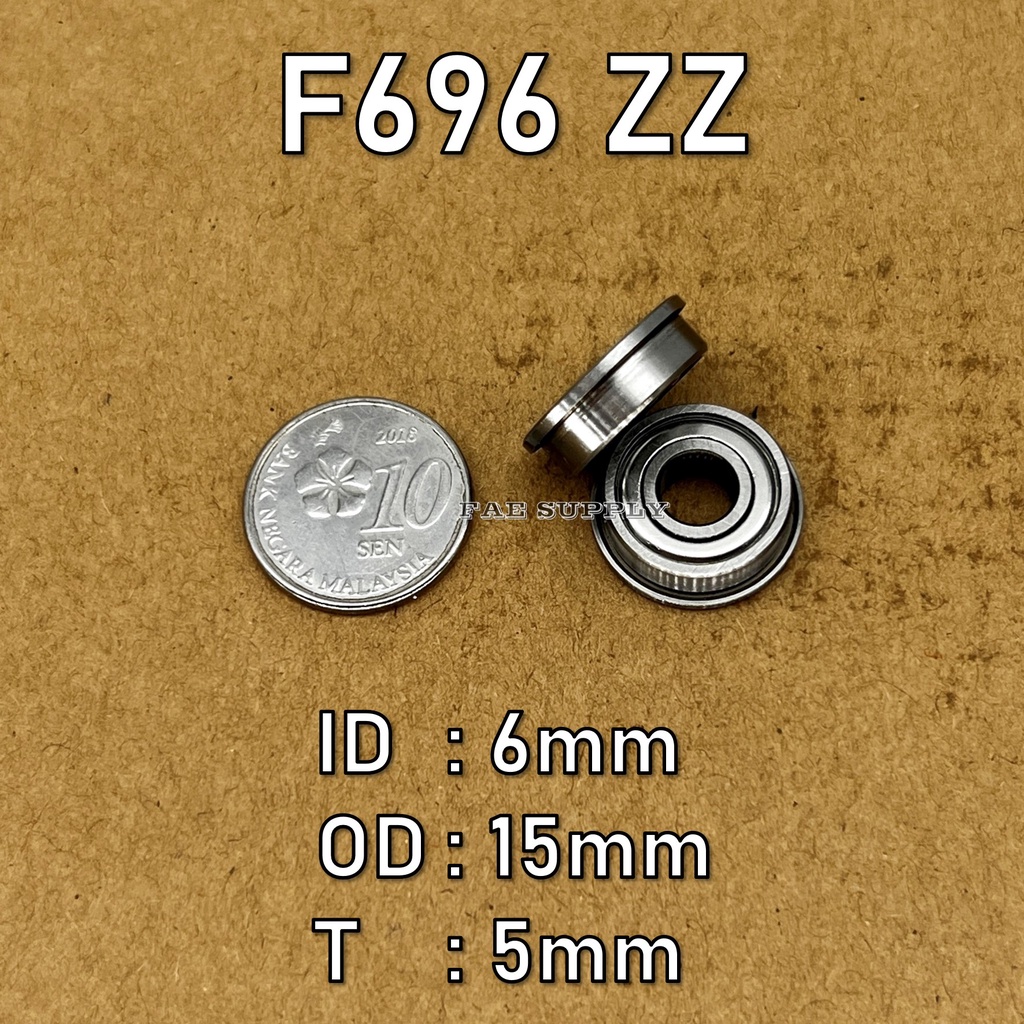 Flange Bearing Flanged F692 F693 F694 F695 F696 F697 F698 F699 Z ZZ | Shopee Malaysia