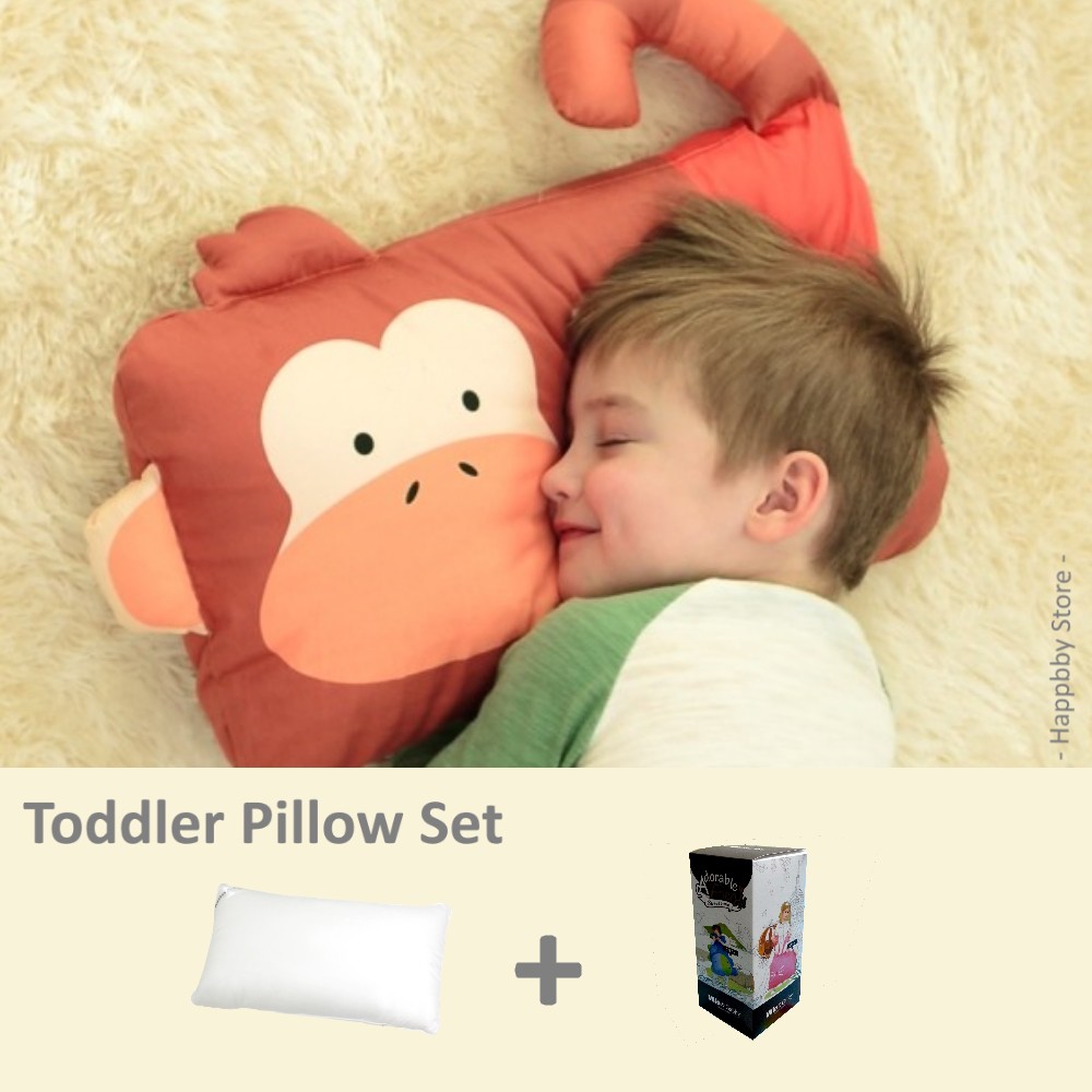 [Milo & Gabby] Toddler Pillow+Pillow Case (Monkey) | Shopee Malaysia