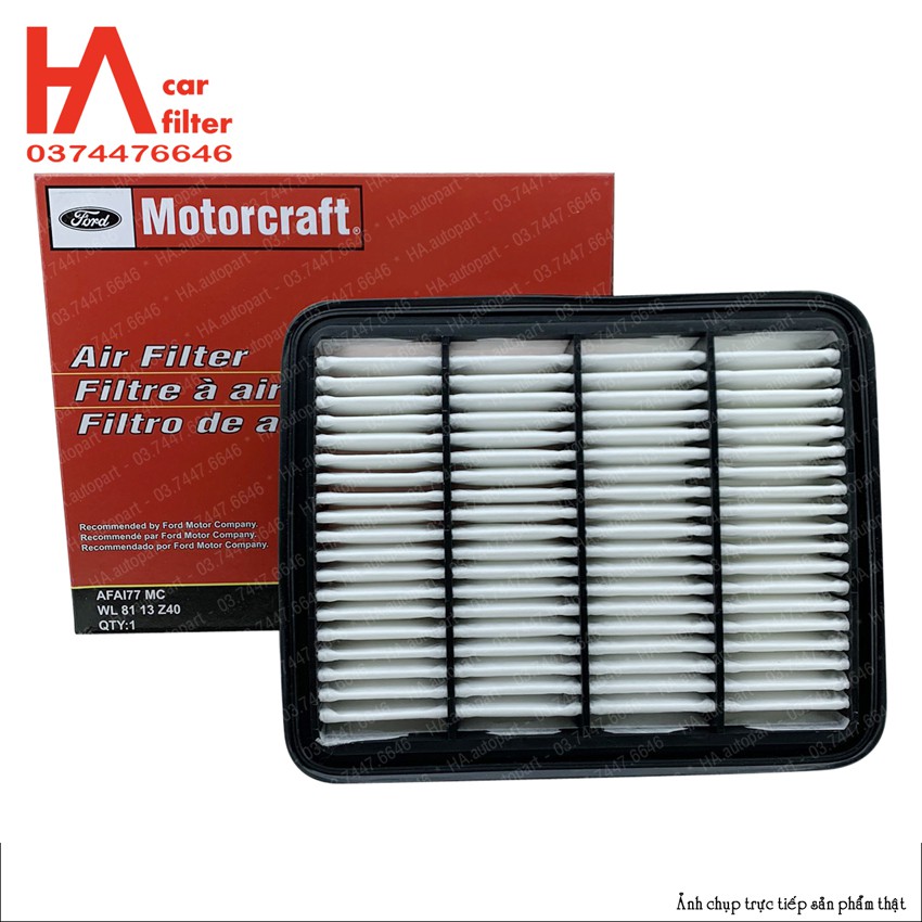 Ford Everest engine air filter 2.5L, Ford Ranger 2.5L engine, Mazda BT ...