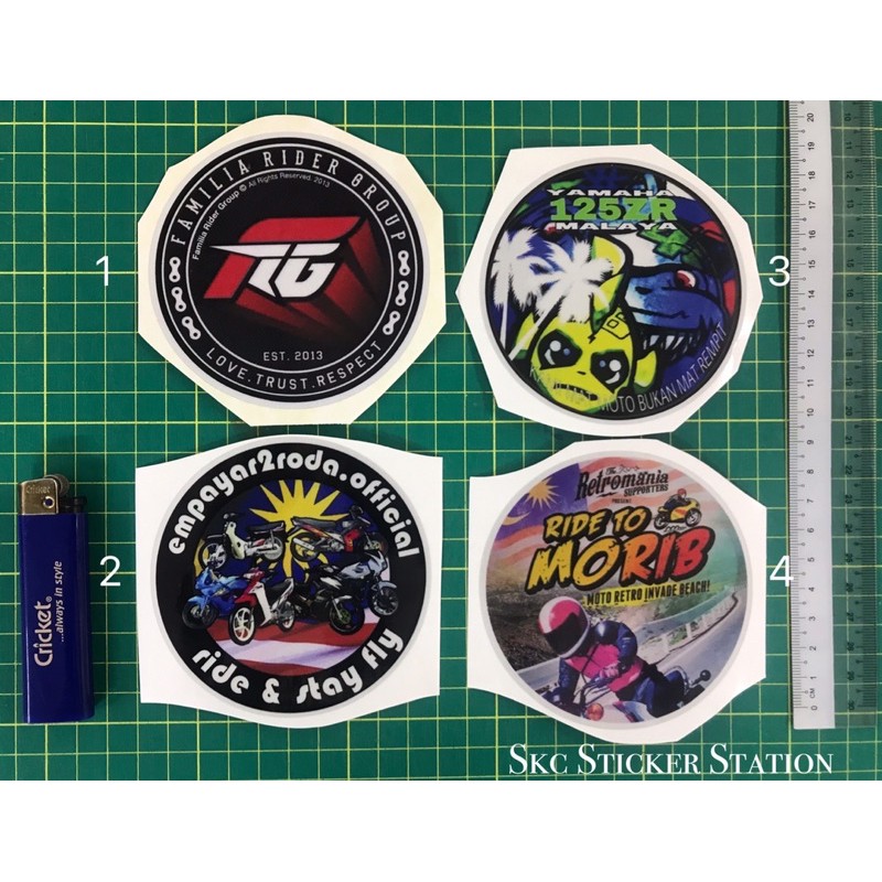 Sticker Konvoi Design Printing & laminate & Diecut #konvoi #famalia # ...