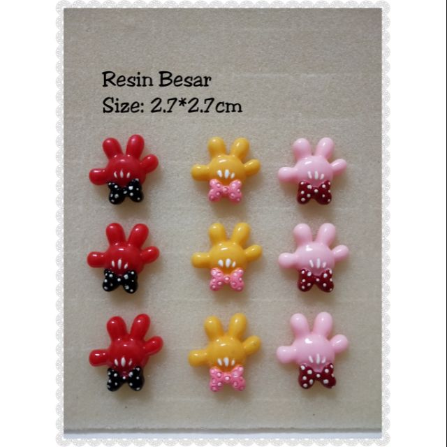 Resin Tangan Mickey (20pcs) | Shopee Malaysia