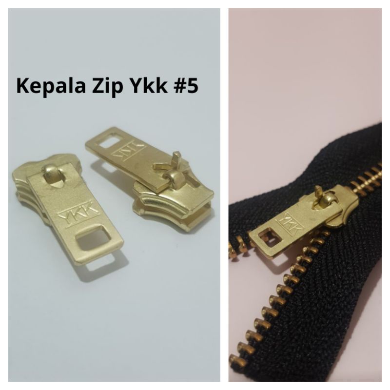 Kepala Zip YKK #3, #4.5, #5, #10 / YKK Zipper Head (1pc) | Shopee Malaysia