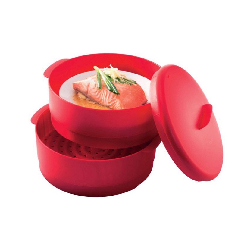 Tupperware Steam It (Red) | Shopee Malaysia