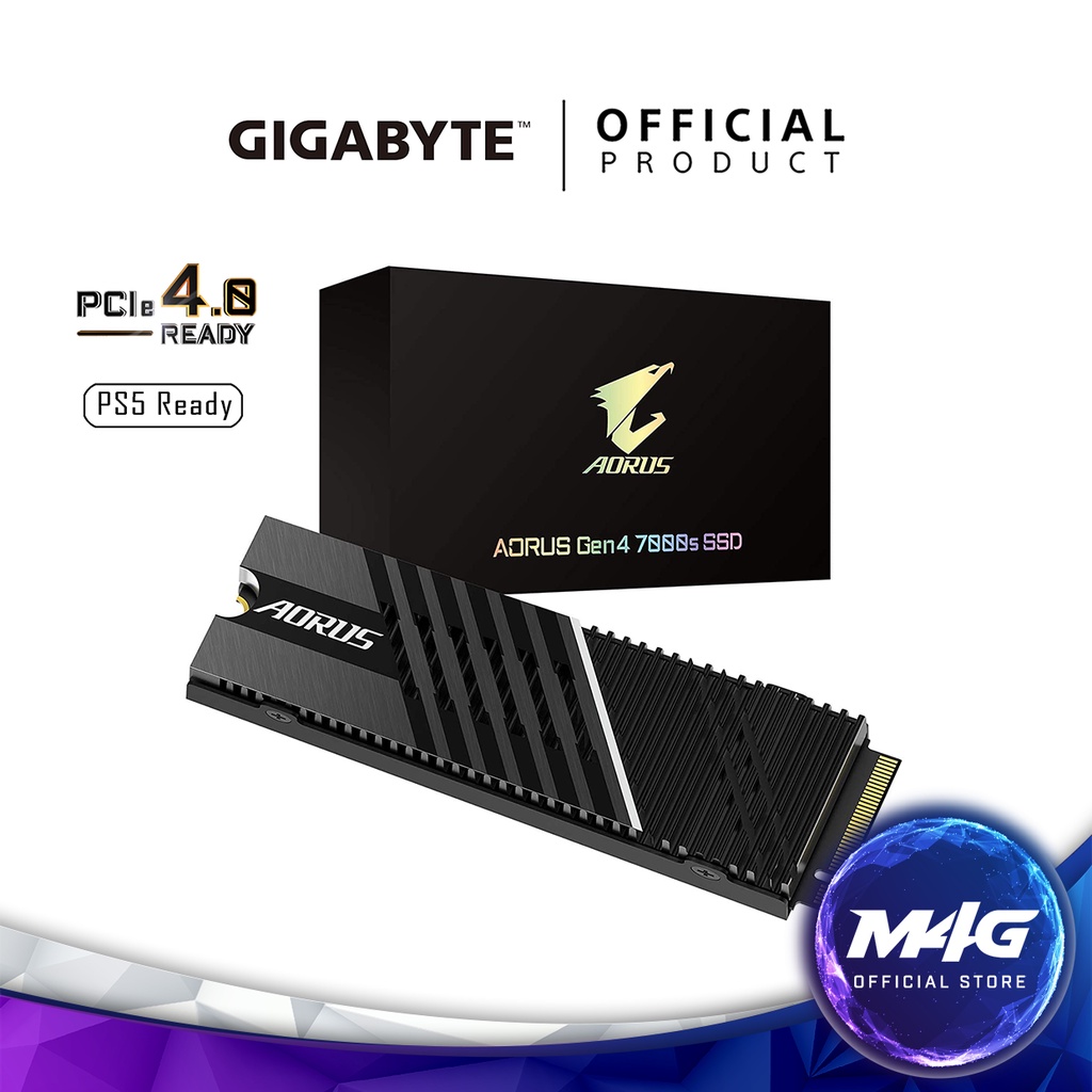 GIGABYTE AORUS Gen4 7000s / 7300 SSD with Heatsink 1TB / 2TB ...