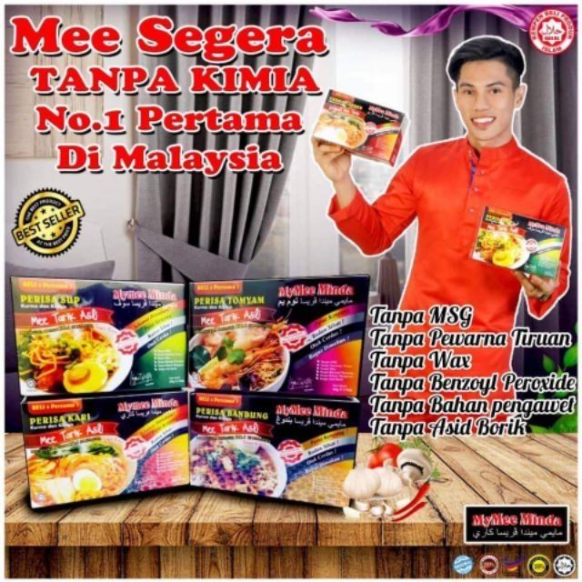 Mymee Minda Mi Segera Keluaran Bumiputera || Mee Tarik Organik Halal ...