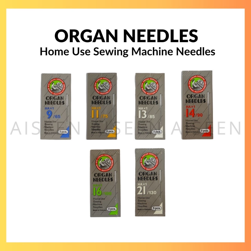 Organ Needle ( Home use sewing machine needle ) | Shopee Malaysia