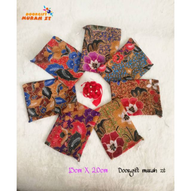100pcs Uncang Batik( Saiz 15cmX20cm) | Shopee Malaysia