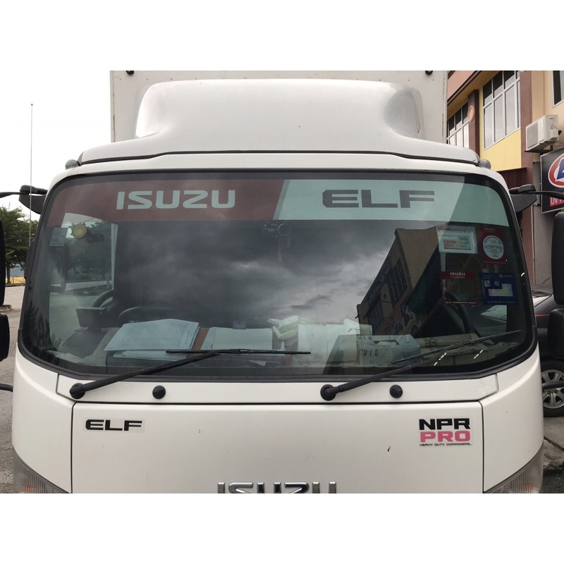 Sticker ISUZU ELF Stickers Cermin Depan Truck Stickers | Shopee Malaysia