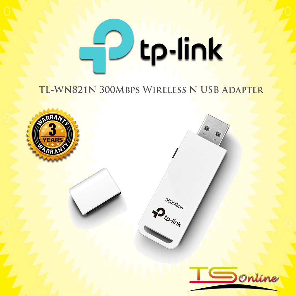 TP-LINK TL-WN821N 300Mbps Wireless N USB Adapter | Shopee Malaysia