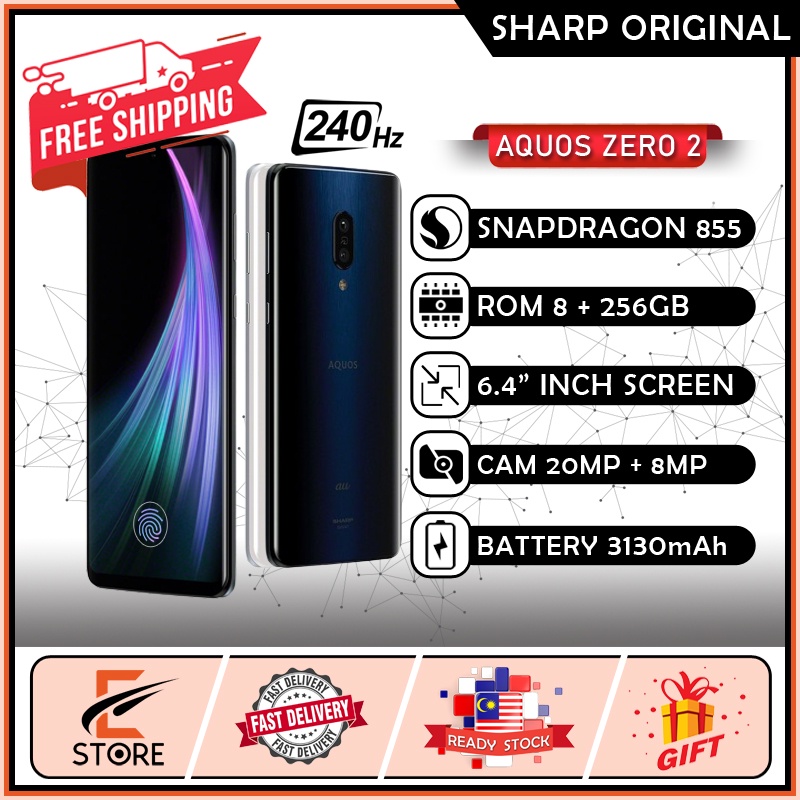 [ORIGINAL] SHARP AQUOS ZERO 2 SHV47 ROM 8GB+256GB ORI SECONDHAND PHONE MURAH SNAPDRAGON 855 DI ...