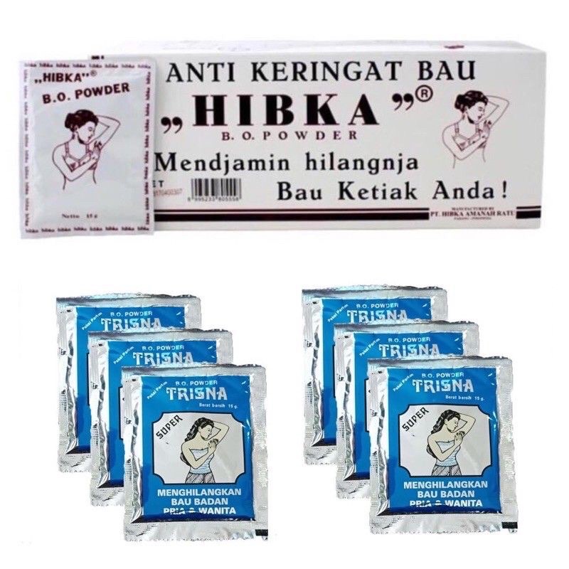 BEDAK HIBKA | BEDAK TRISNA | B.O. POWDER SACHET 15g | Shopee Malaysia