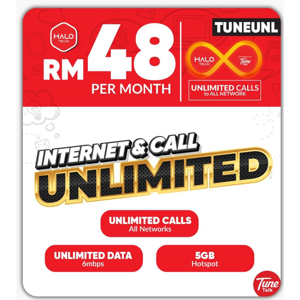 Halo Telco Tune Talk (Sim Kad Viiral) | Shopee Malaysia