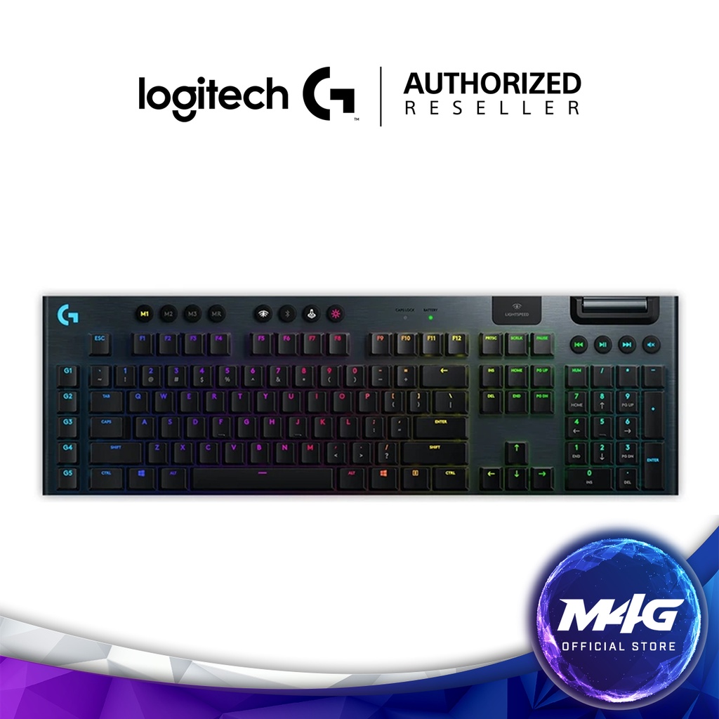 Logitech G913 LIGHTSPEED RGB Wireless Gaming Keyboard - Clicky 920-009114 | Shopee Malaysia