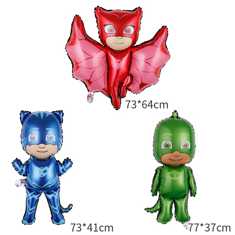 Balloons 1Pc Cartoon PJ Masks Catboy / Gekko / Owlette Foil Balloons ...