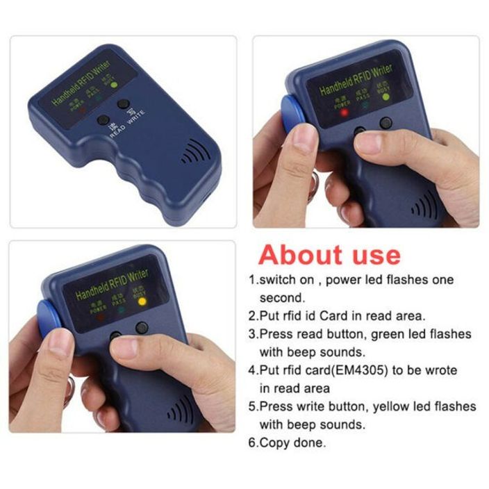 Handheld RFID Reader Writer,RFID Copier 125khz RFID Card Copier ...